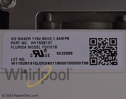 Ice Maker Assembly W11700559 | Whirlpool Replacement Parts